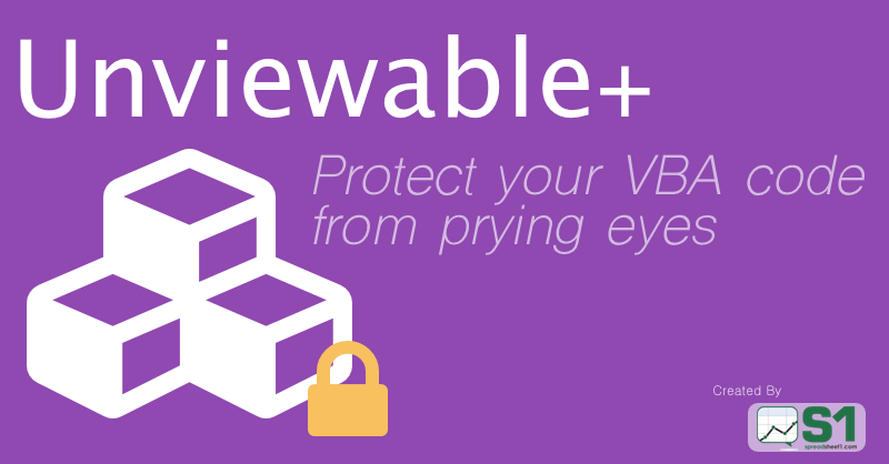 Unviewable Best Way For Vba Code Protection — Thespreadsheetguru