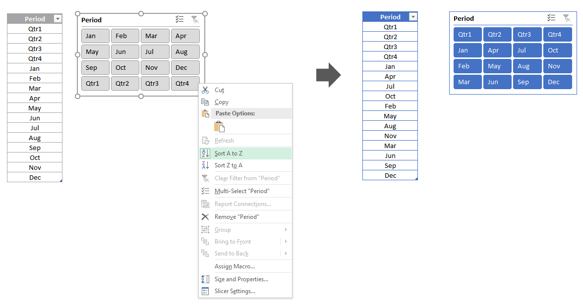 How To Customize The Order Of Your Excel Slicer Buttons How To Customize The Order Of Your Excel Slicer Buttons