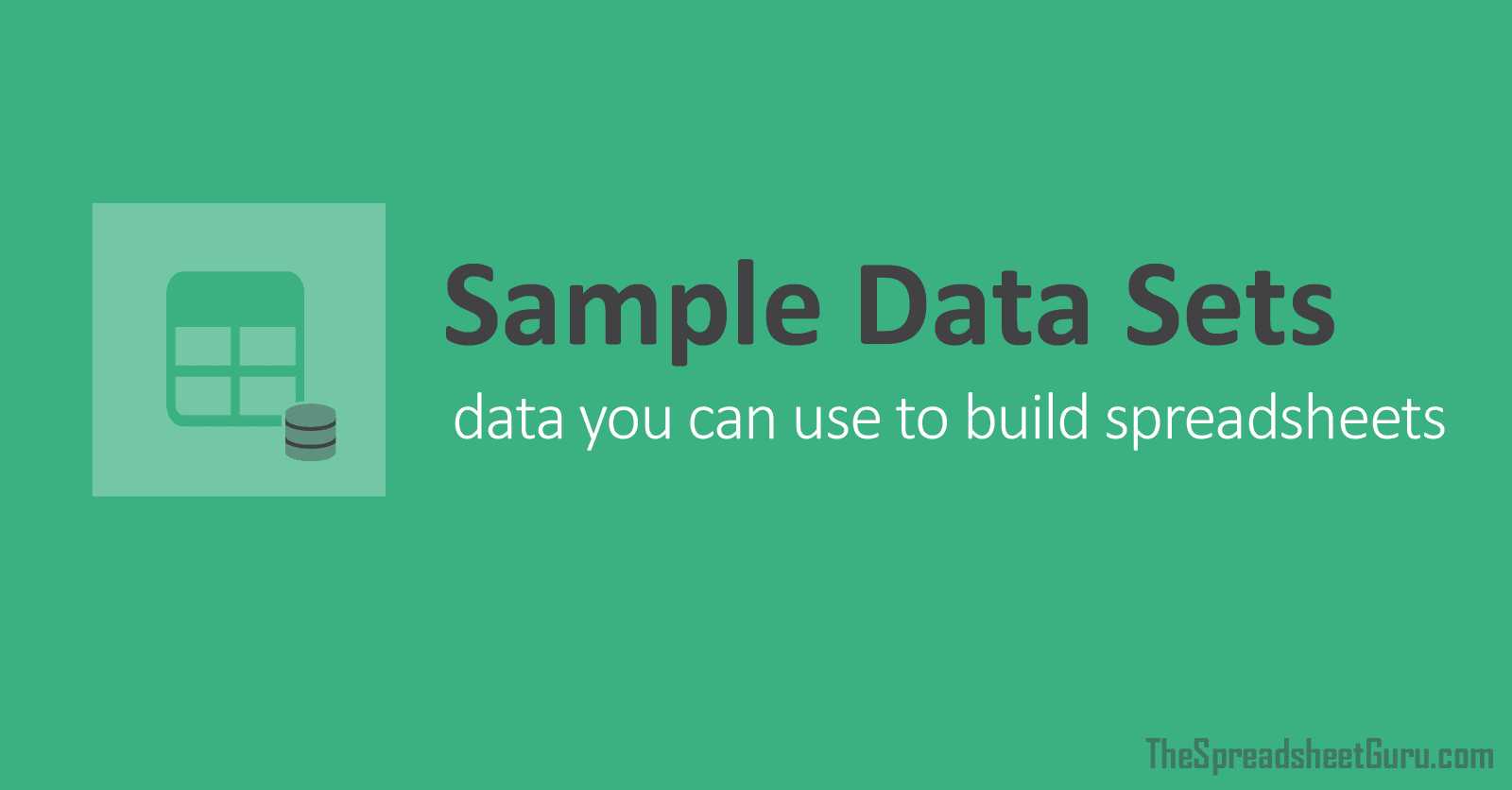 Free Example Data Sets For Spreadsheets Instant Download Free Example Data Sets For Spreadsheets Instant Download