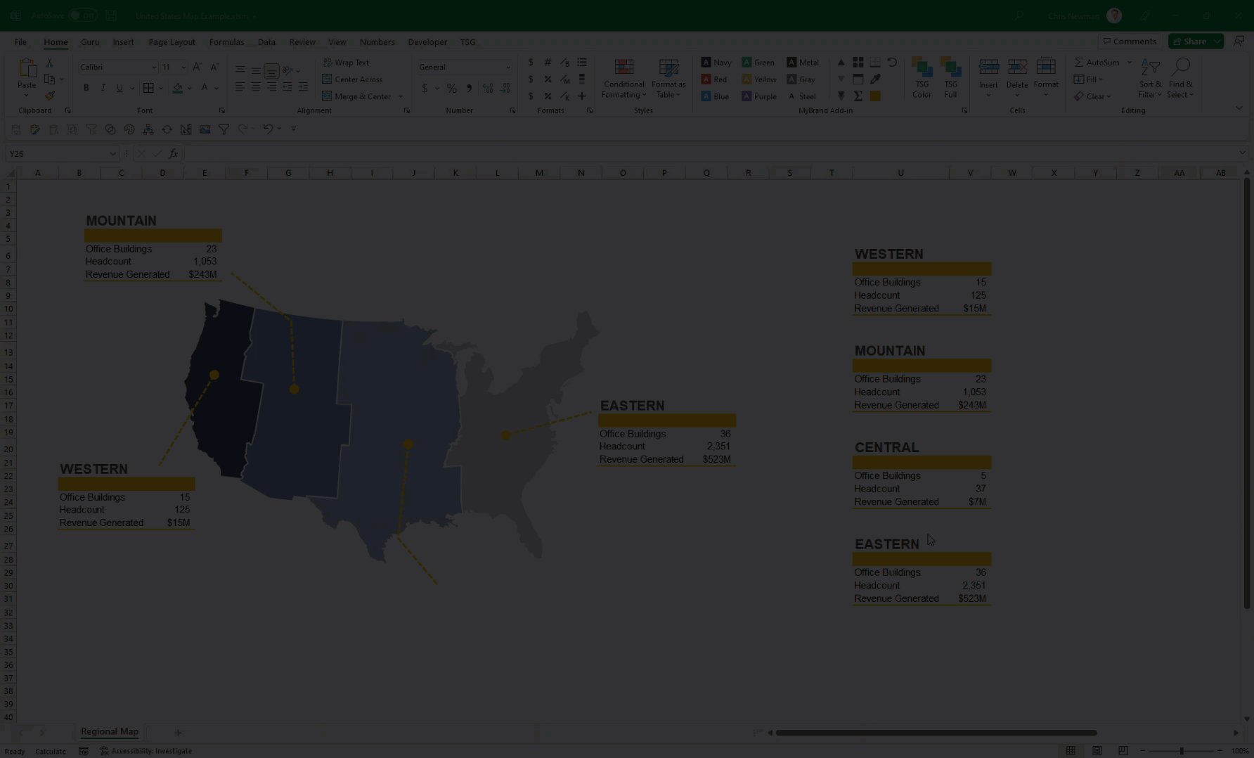 Build A United States Dashboard Map Chart In Excel LaptrinhX Build A United States Dashboard Map Chart In Excel LaptrinhX