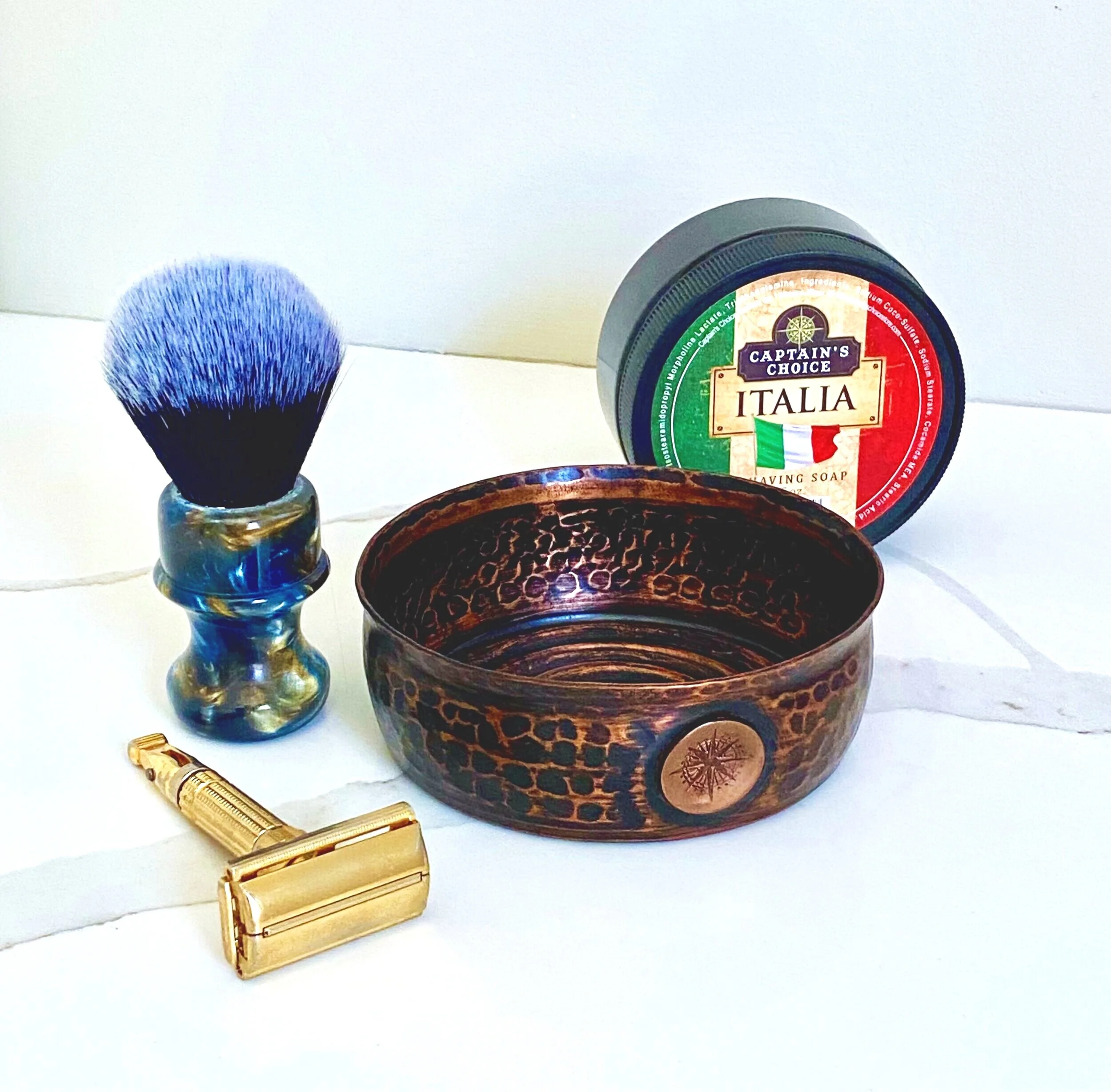 Copper Lather Bowl - Obsidian — Captain's Choice