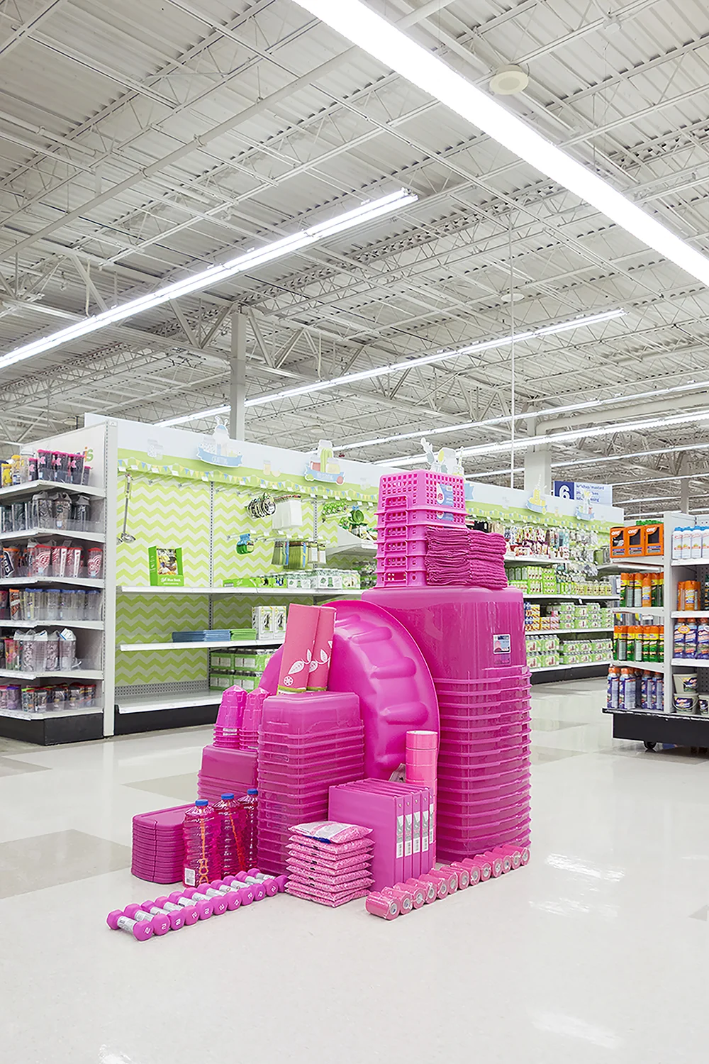 Carson Davis Brown's Impromptu Sculptures Disrupt Big Box Monotony ...