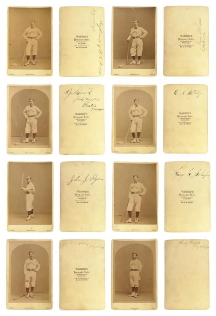 Earliest Signed Baseball Cards (1871-72) — SignedT206.com @SignedT206