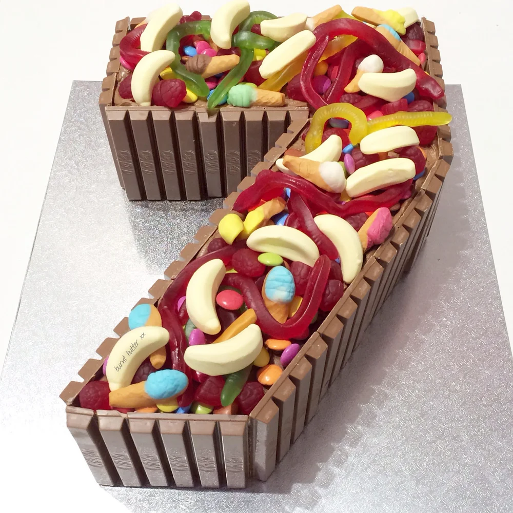 Number Shaped Cakes — Burnt Butter Cakes