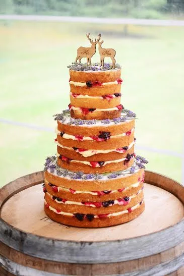 Marlee & Toby Naked Berry Cake — Burnt Butter Cakes