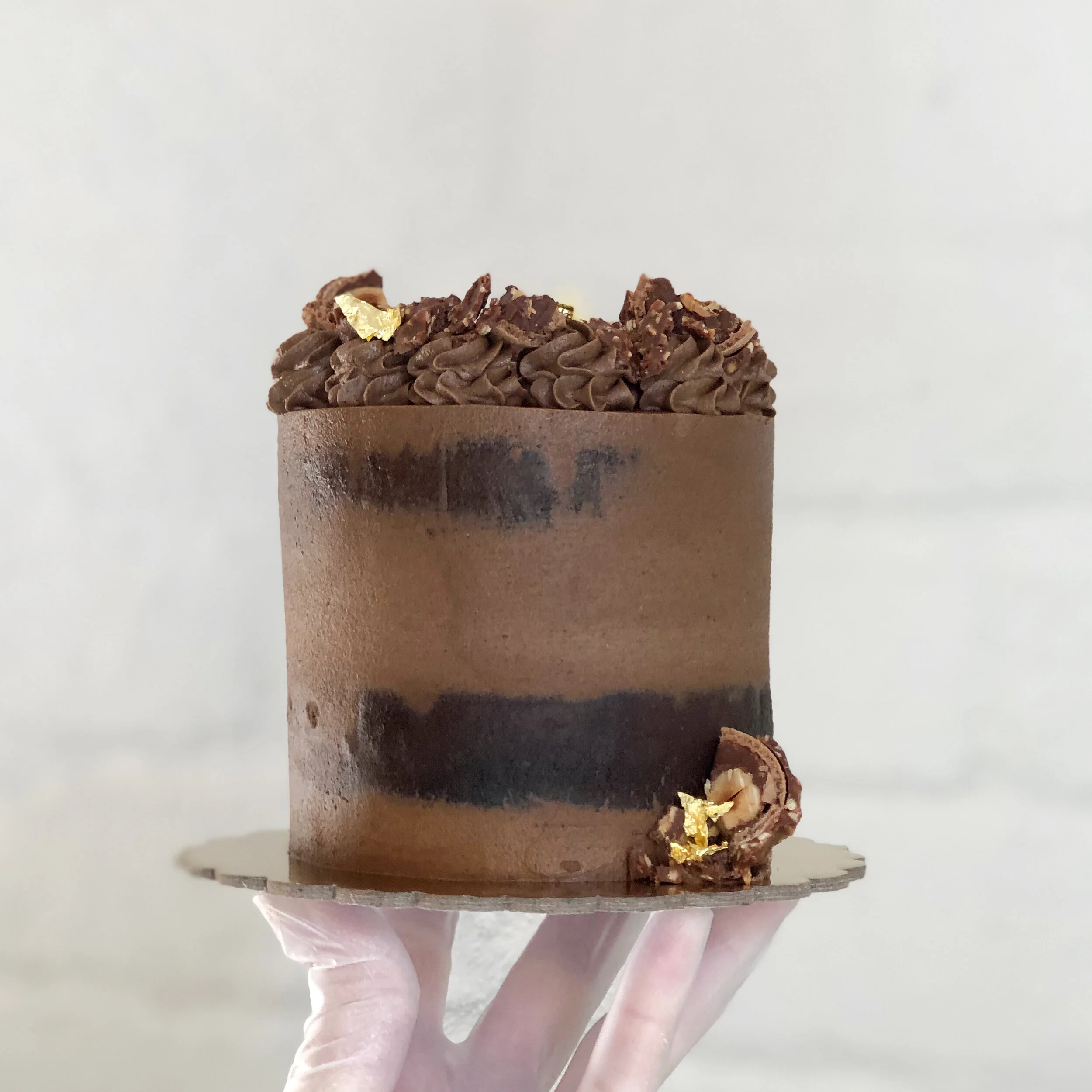 Happy Father's Day Choc Hazelnut Mini Cake and Card — Burnt Butter Cakes