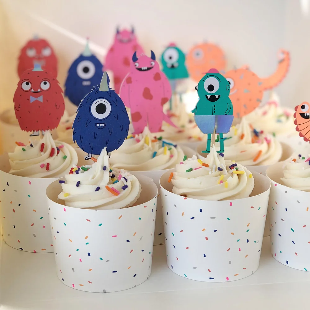 Little Monster Cupcake Kits