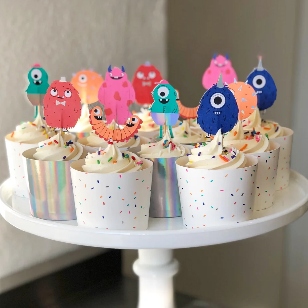 Little Monster Cupcake Kits