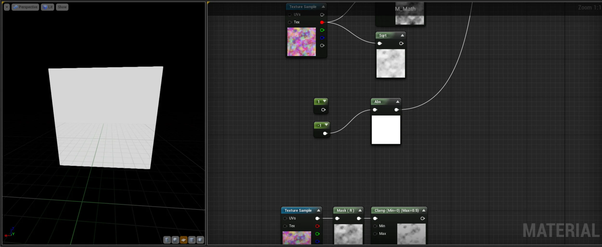 Unreal 4 Material Editor Math — tharle VFX