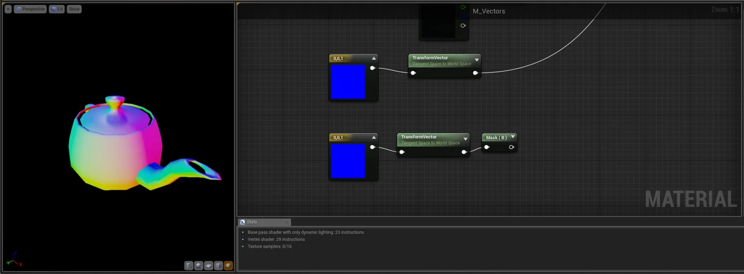 Unreal 4 Material Vectors — tharle VFX