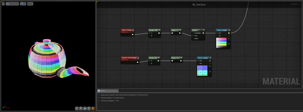 Unreal 4 Material Vectors — tharle VFX