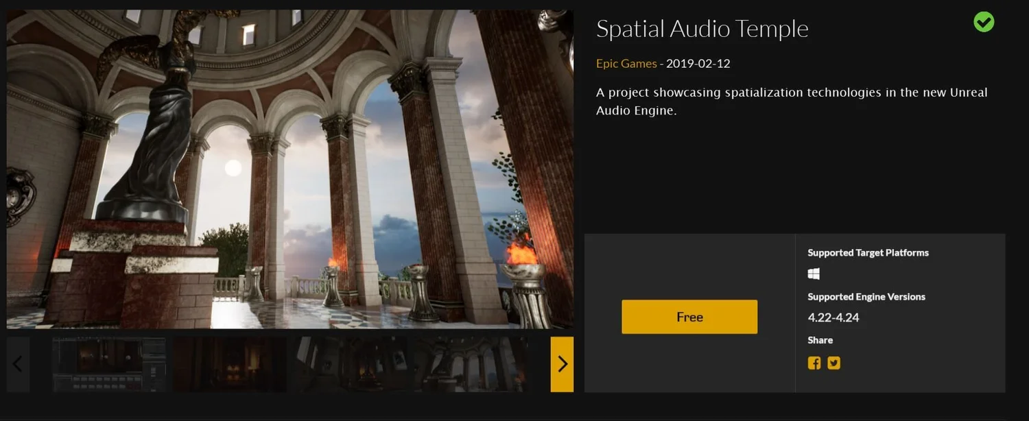 Lighting Example Levels — tharle VFX