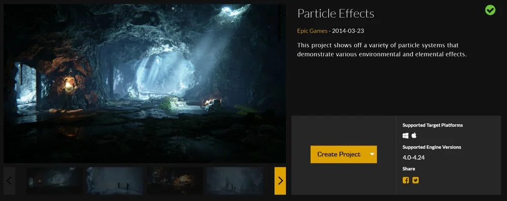 Lighting Example Levels — tharle VFX