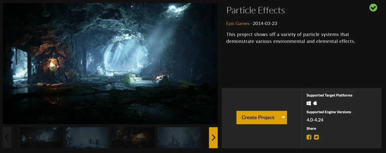 Lighting Example Levels — tharle VFX