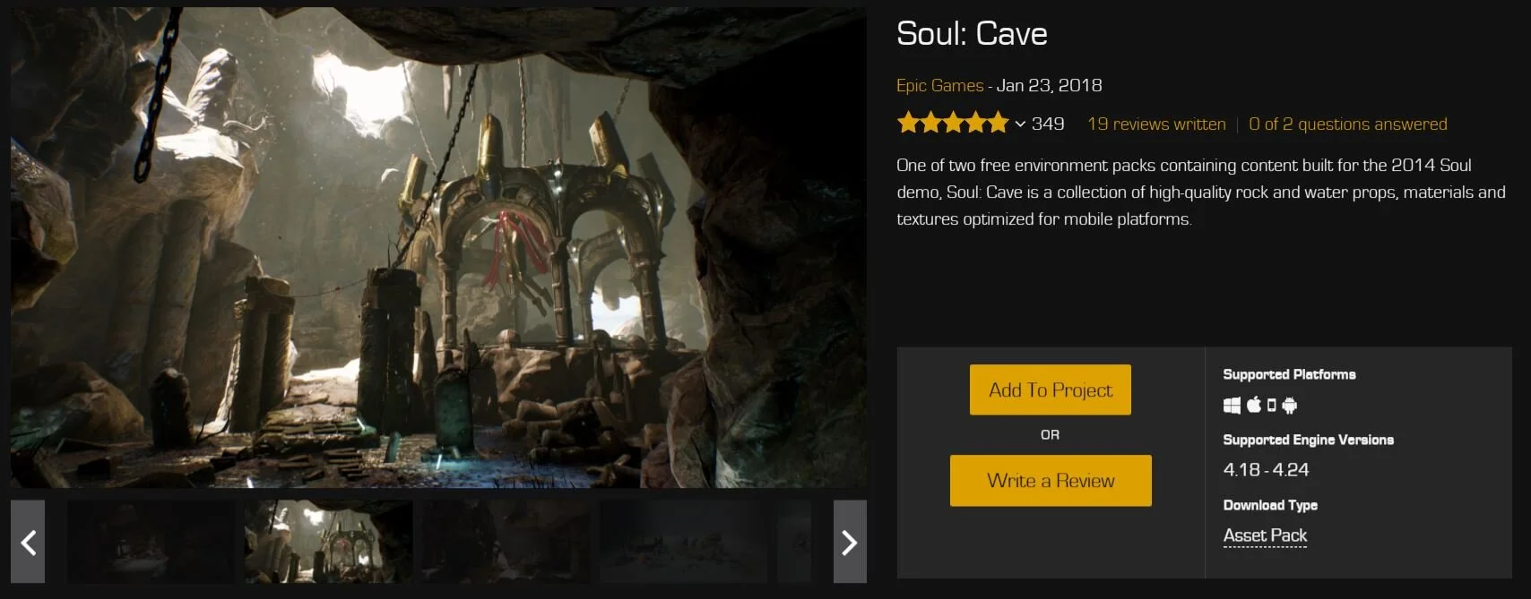 Lighting Example Levels — tharle VFX