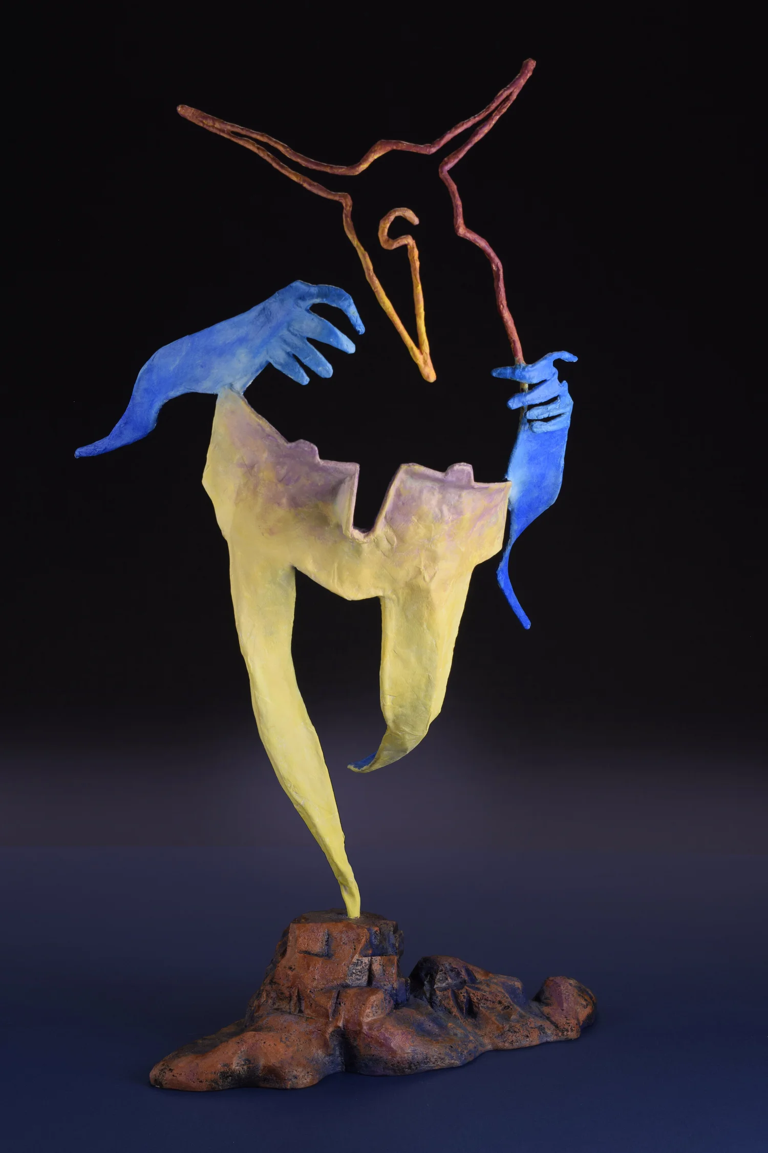 Negative Space Art Sculpture