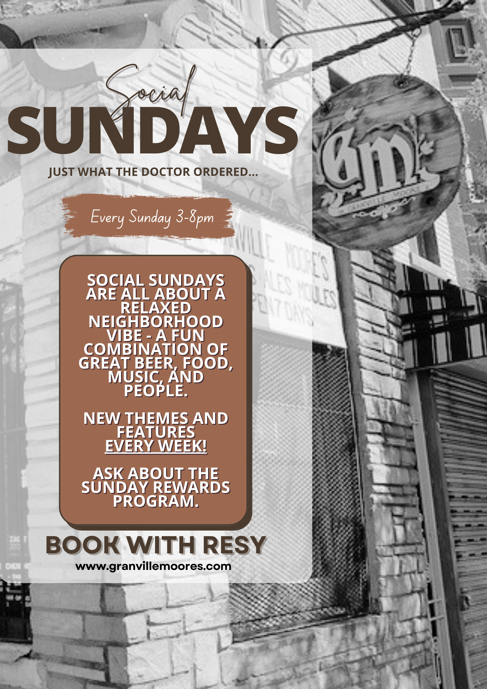 This week's Social Sunday - Orval Day Celebration — Granville Moore's