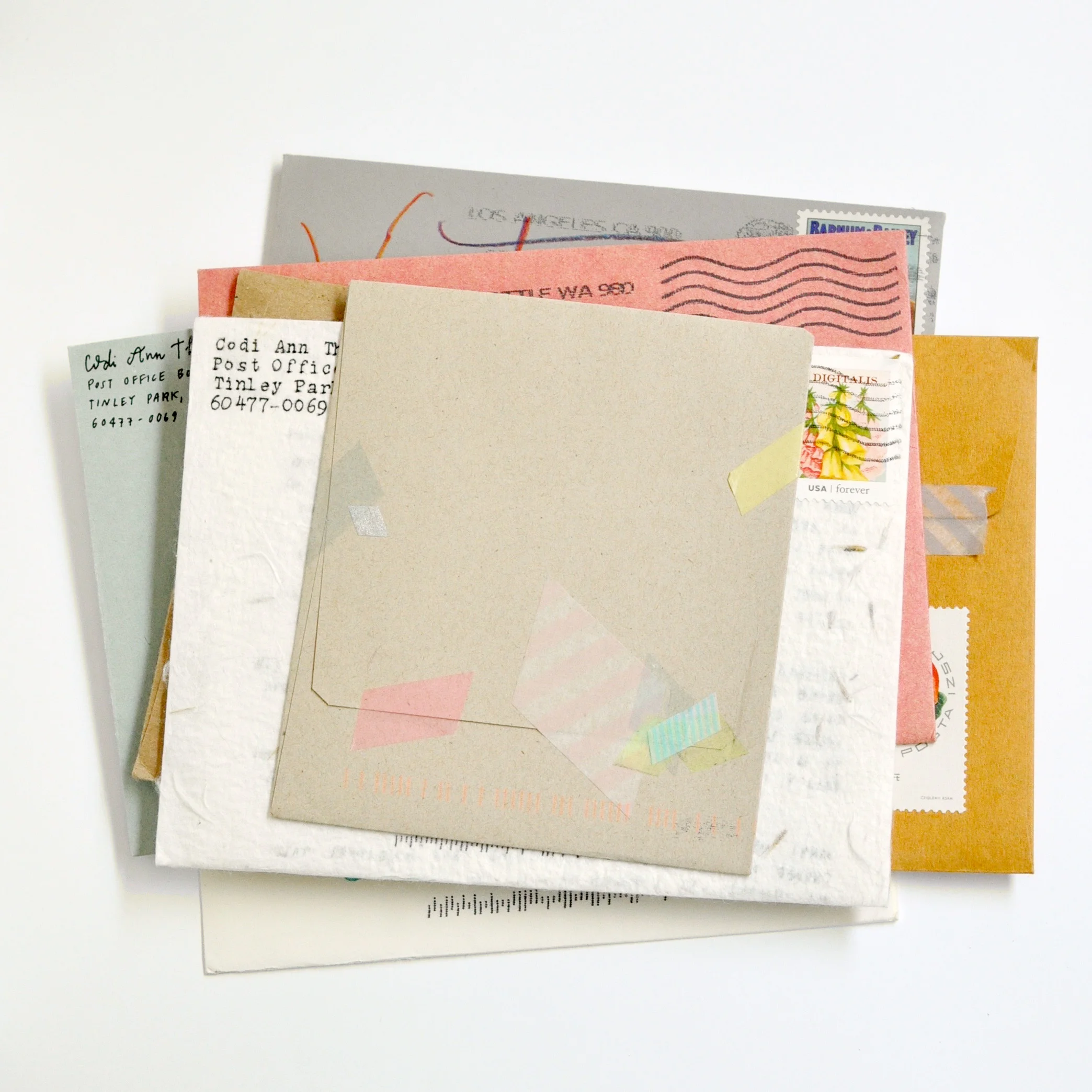pen pal post, no. 2: (ad)dressing the envelope — PAPER & TYPE