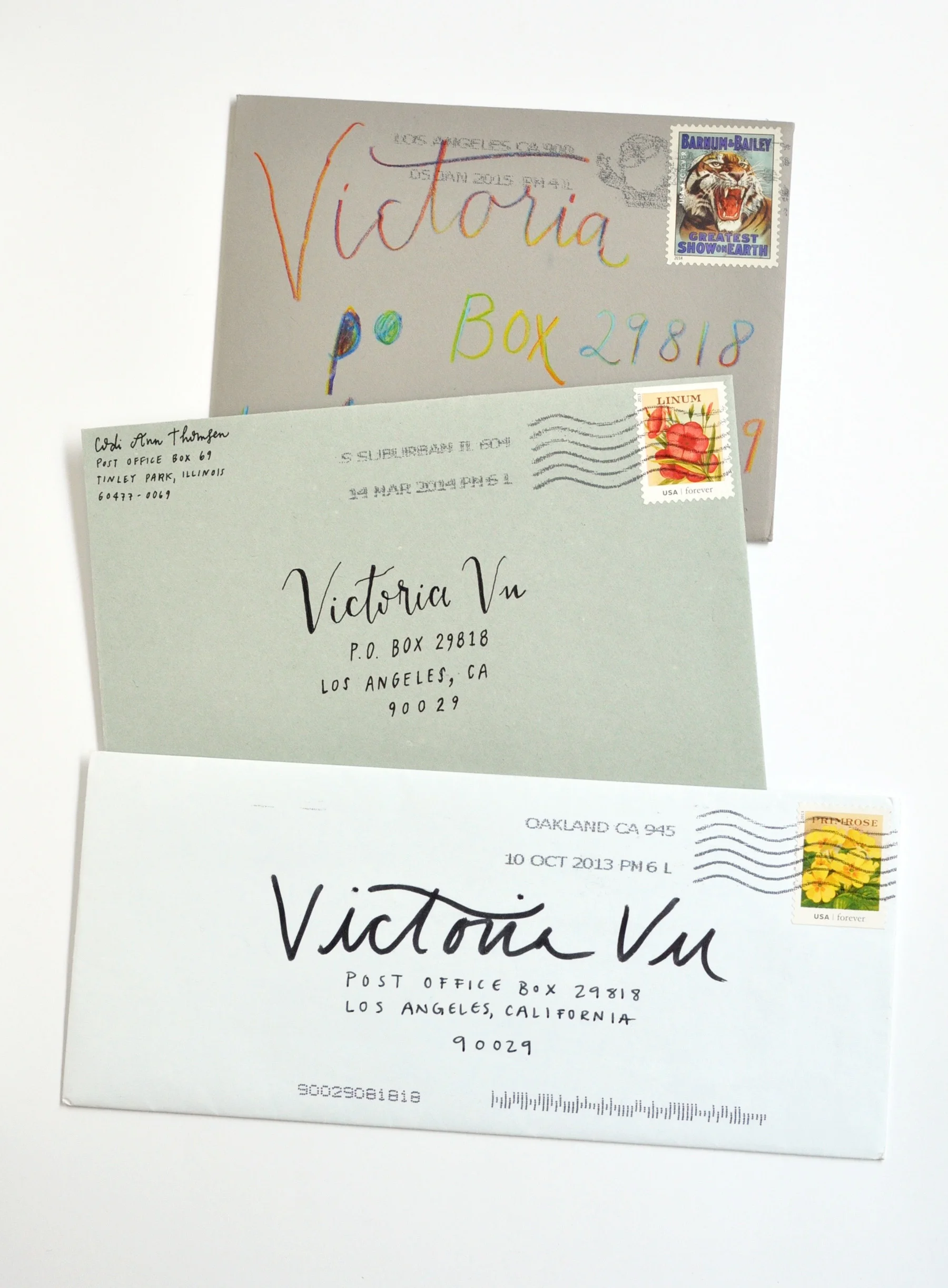 pen pal post, no. 2: (ad)dressing the envelope — PAPER & TYPE