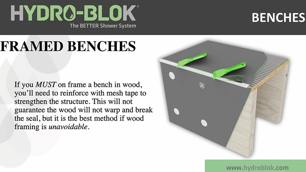 How to BUILD and Tile a Shower Bench — Bathroom Remodeling Teacher