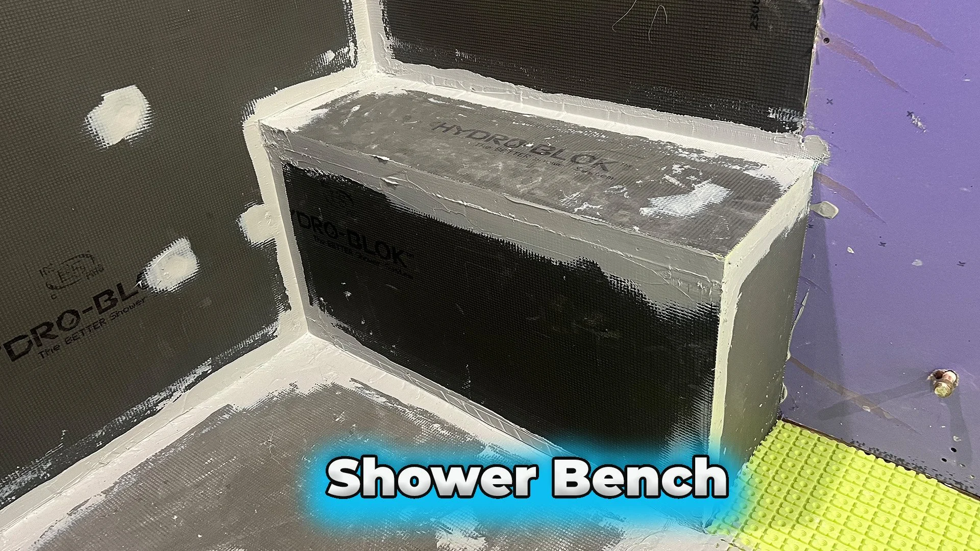 How to BUILD and Tile a Shower Bench — Bathroom Remodeling Teacher