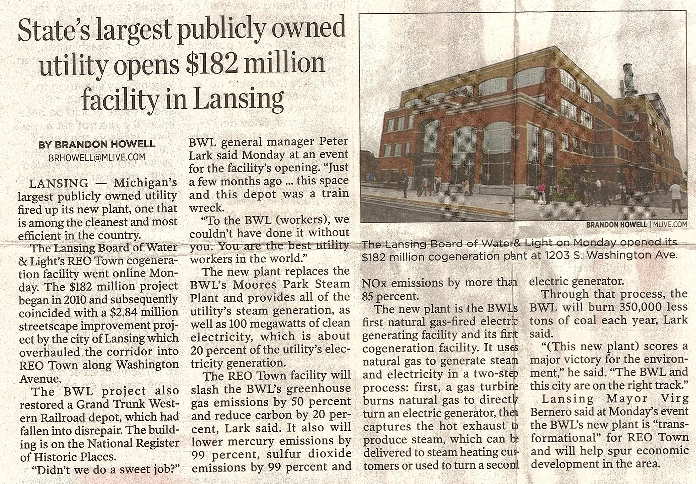 State's largest publicly owned utility opens $182 million facility in ...