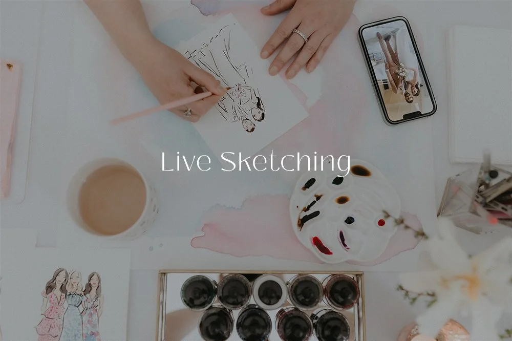 Stephanie Anne Illustration - Wedding Painter and Live Sketch Artist