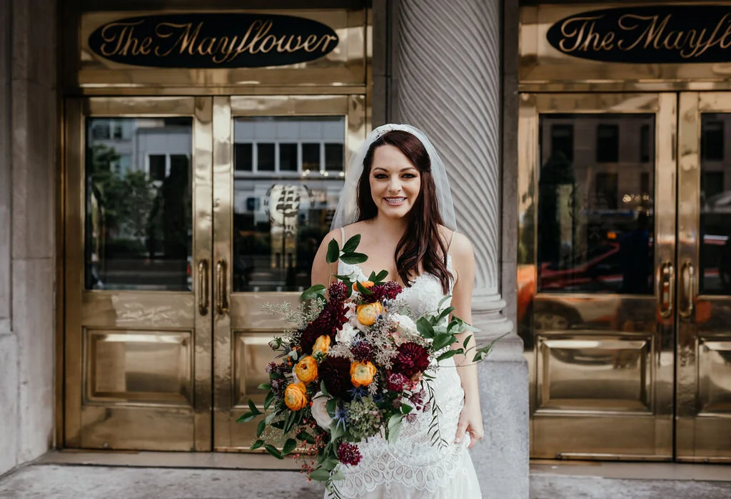 Kate + Aman's Intimate Brunch Wedding Outdoors at Iron Gate DC ...