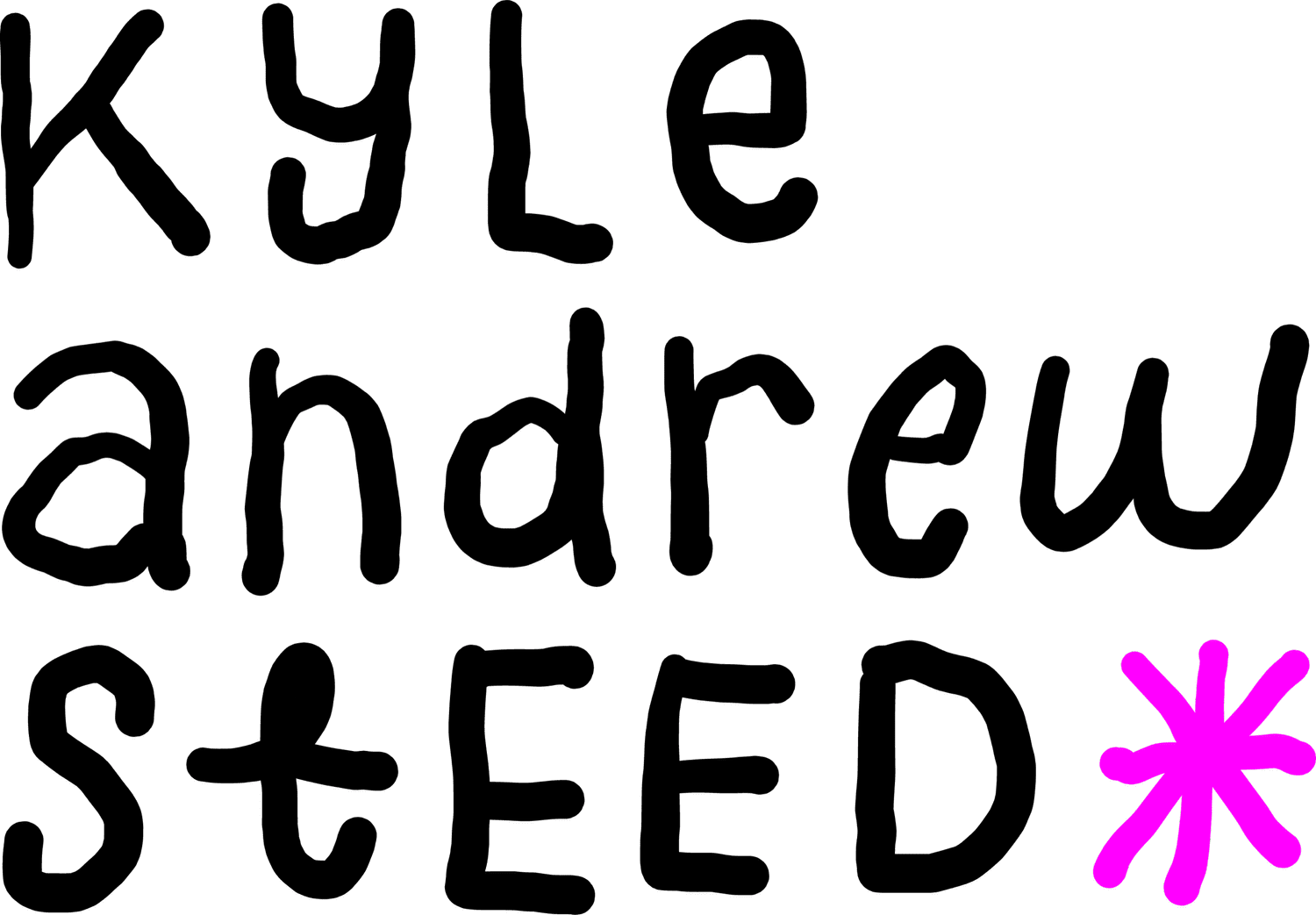 Kyle Steed // is an Artist