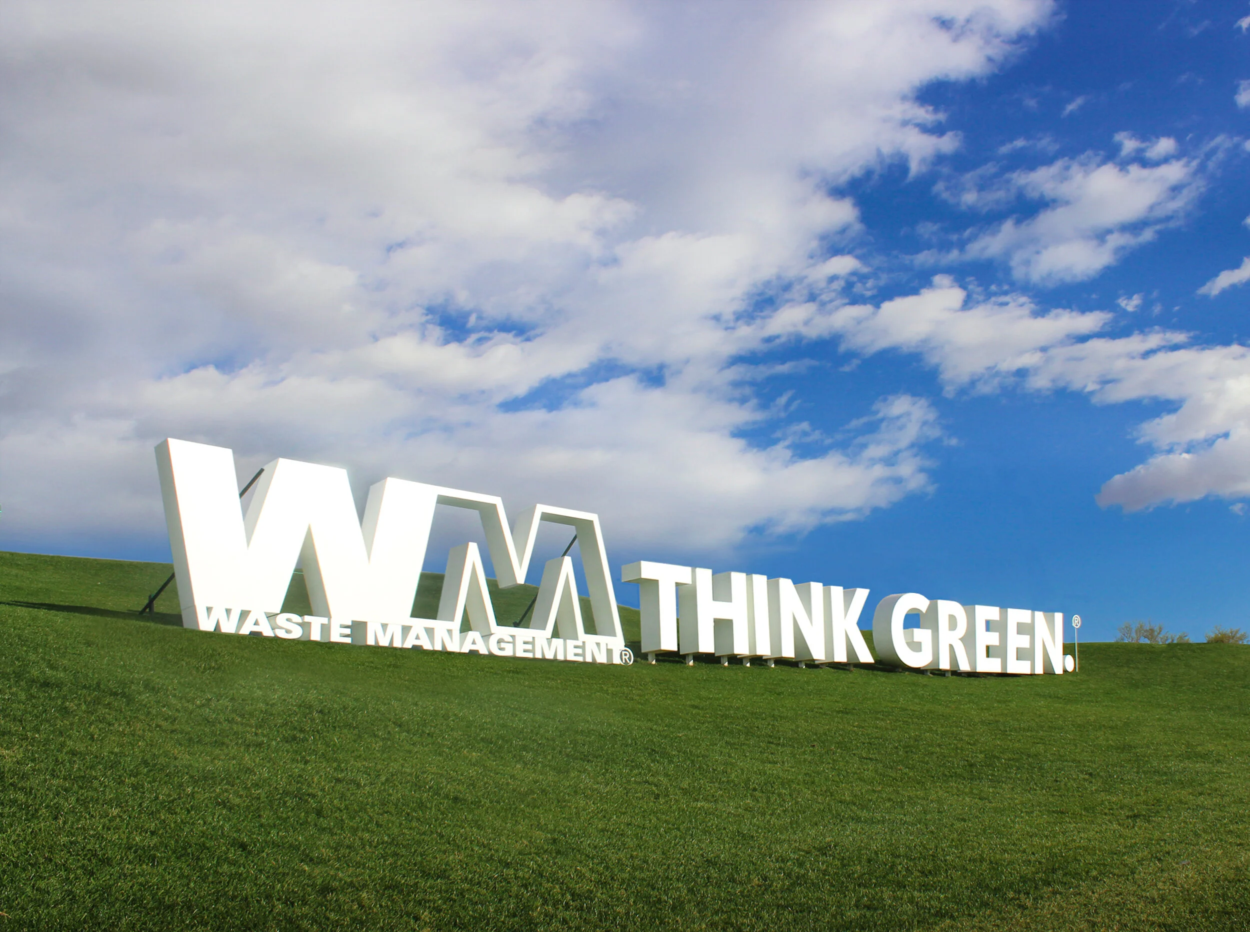 Waste Management Think Green Logo