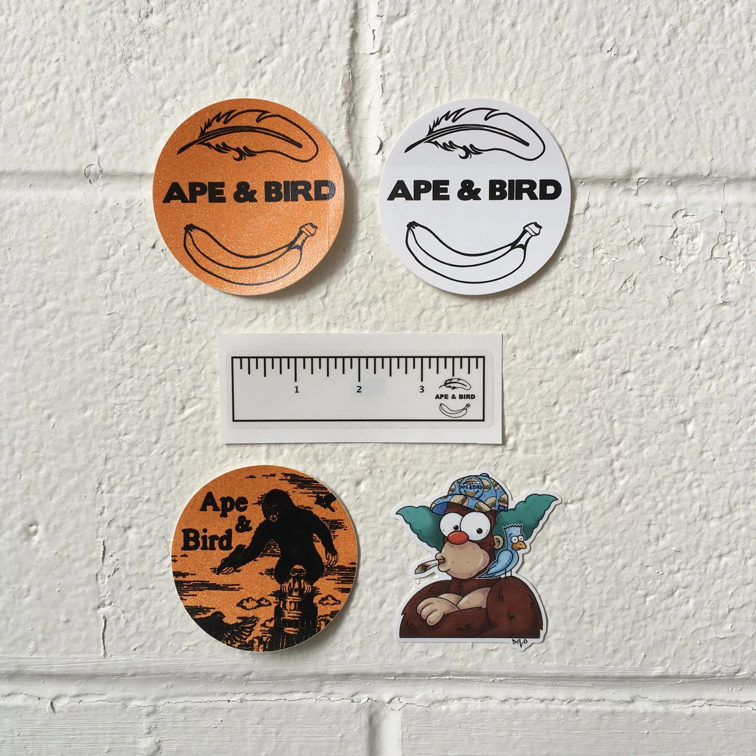 sticker pack — APE & BIRD