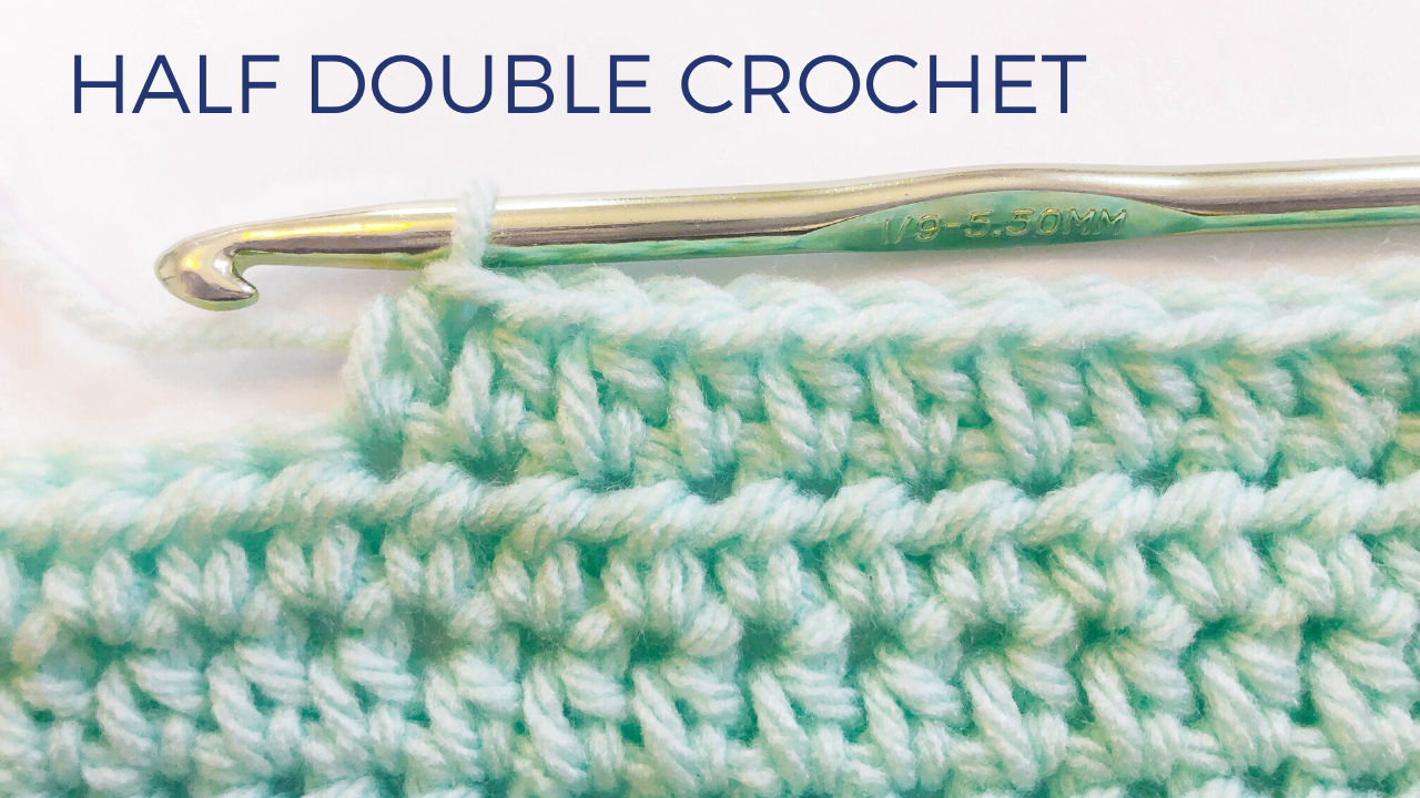 How to Half Double Crochet | Crochet for Beginners — CROCHET WITH DELIGHT