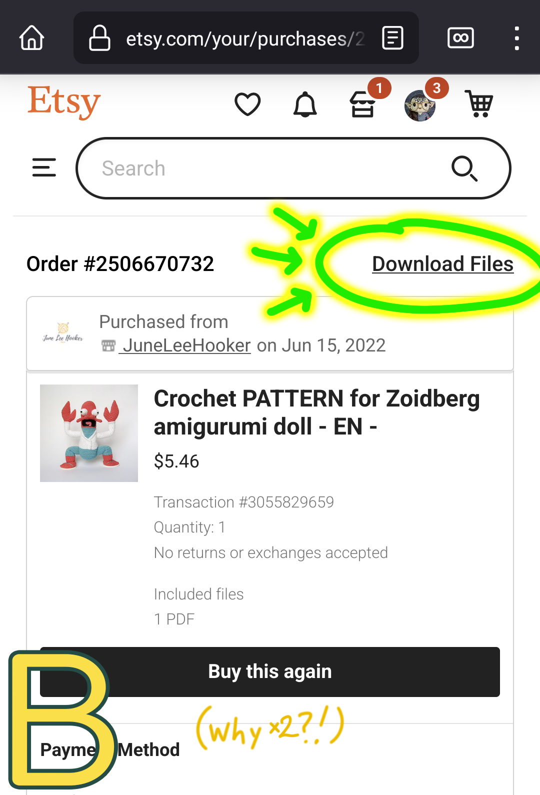 How to Download a Pattern Purchased on Etsy — Crafty Tibbles