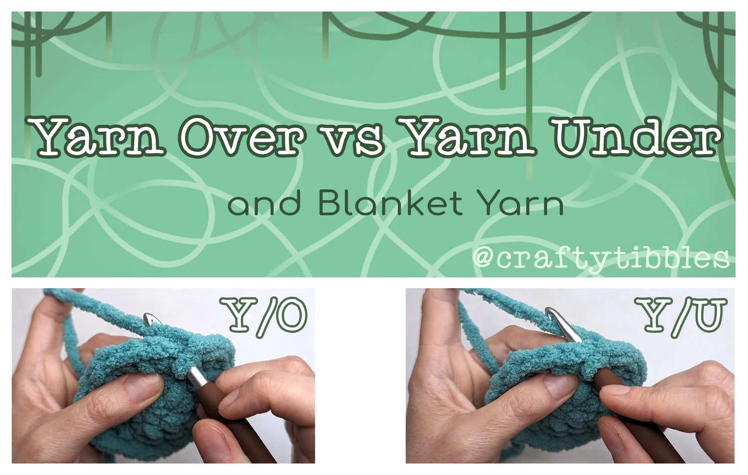 Yarn Over vs. Yarn Under, and Blanket Yarn — Crafty Tibbles