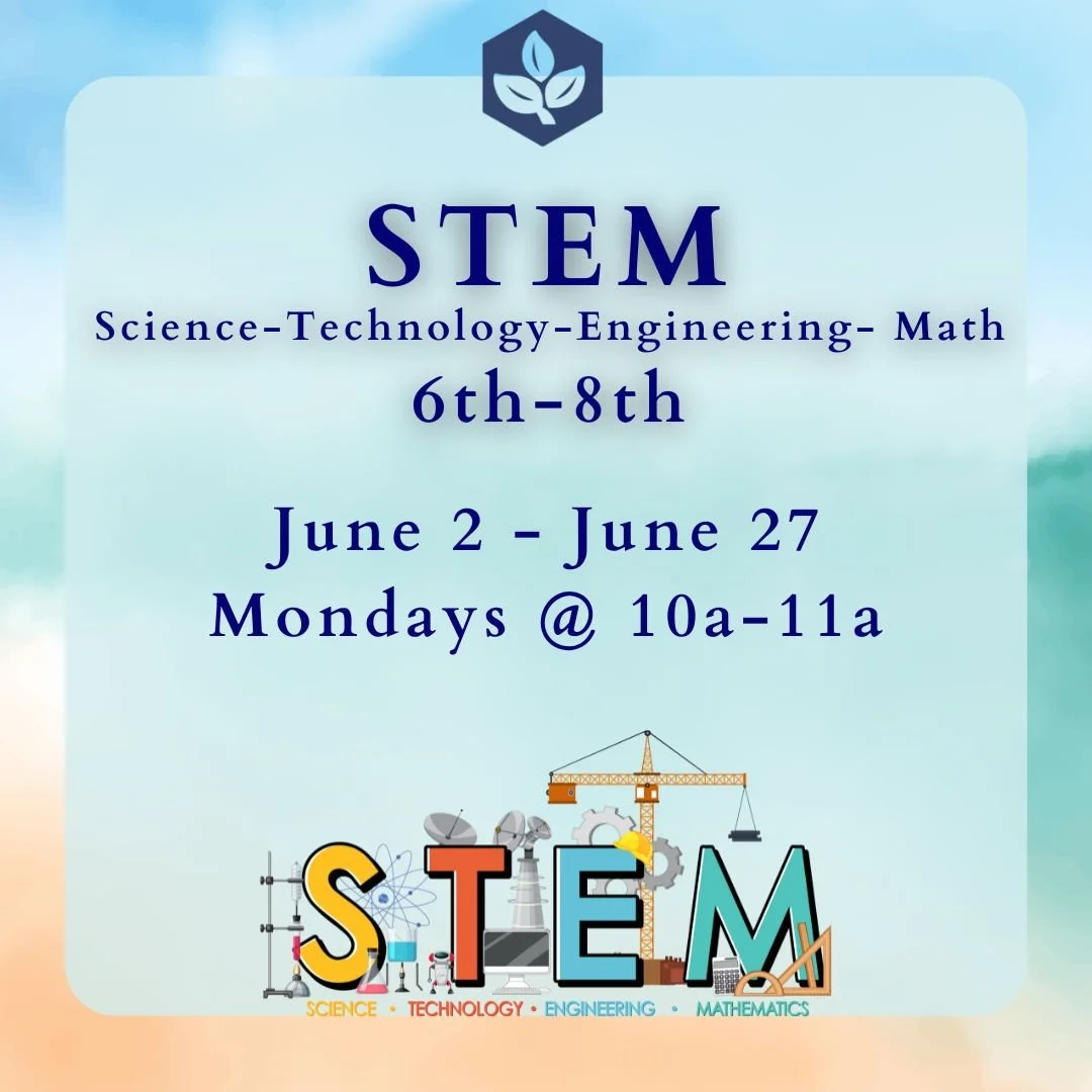 STEM (6th-8th) Mon 10-11am — Shafter Library & Learning Center
