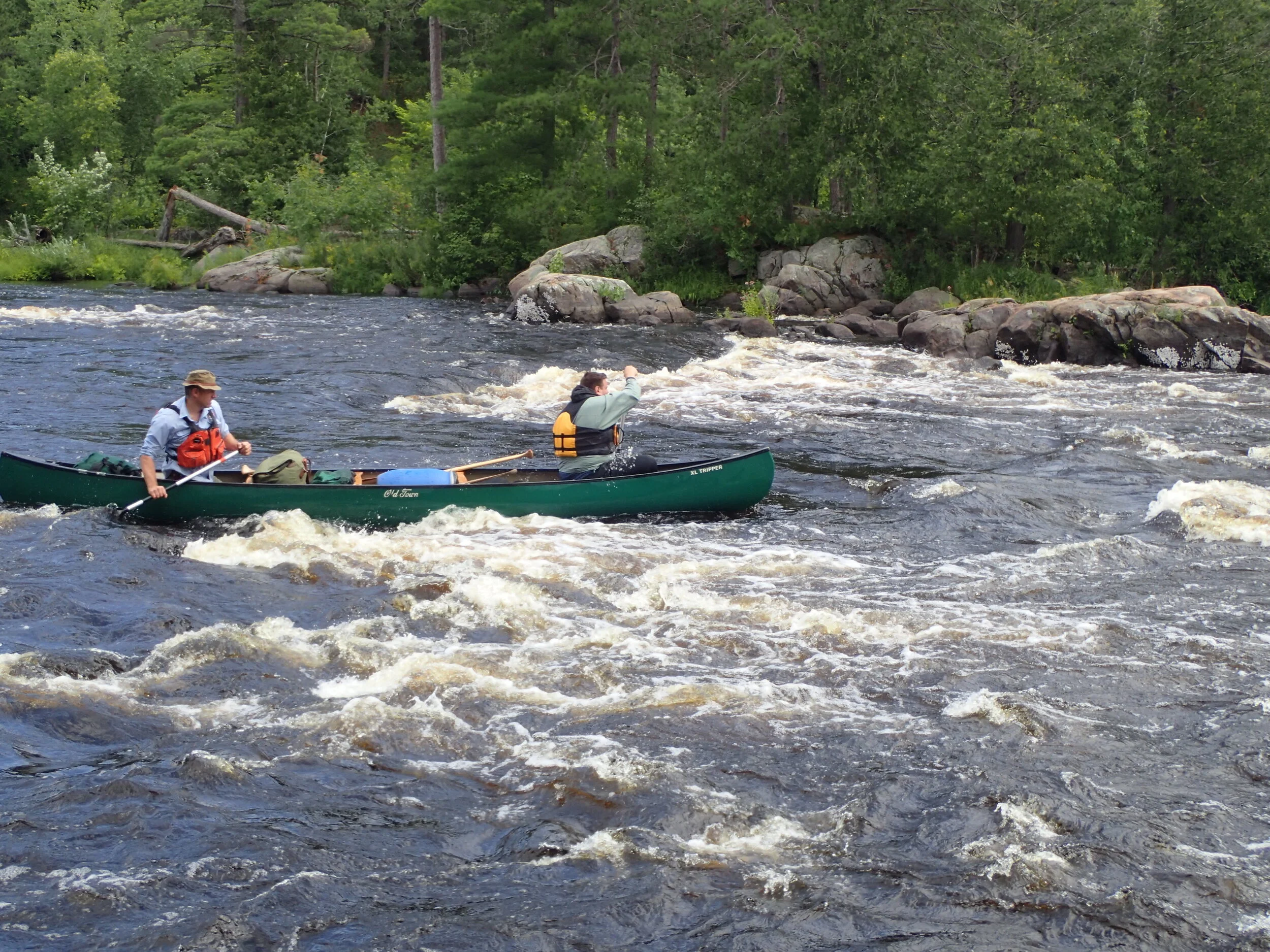 Paddling WI's Flambeau River with Sam Larson of ALONE! — Bull Moose Patrol