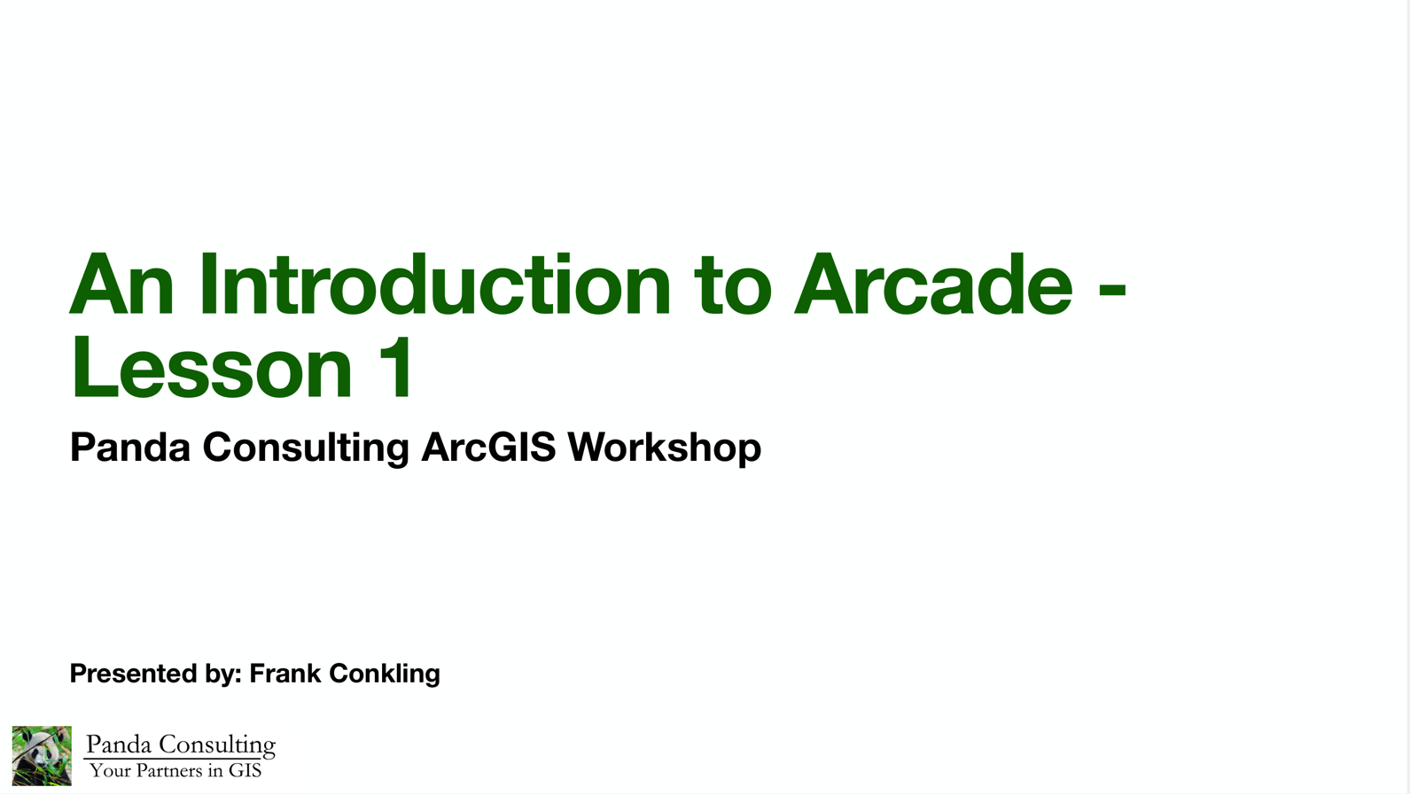Workshops and Events — Panda Consulting