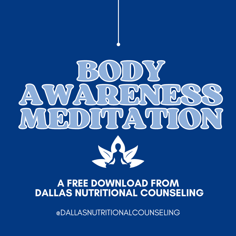 Free Download - Body Awareness Meditation — Dallas Nutritional ...