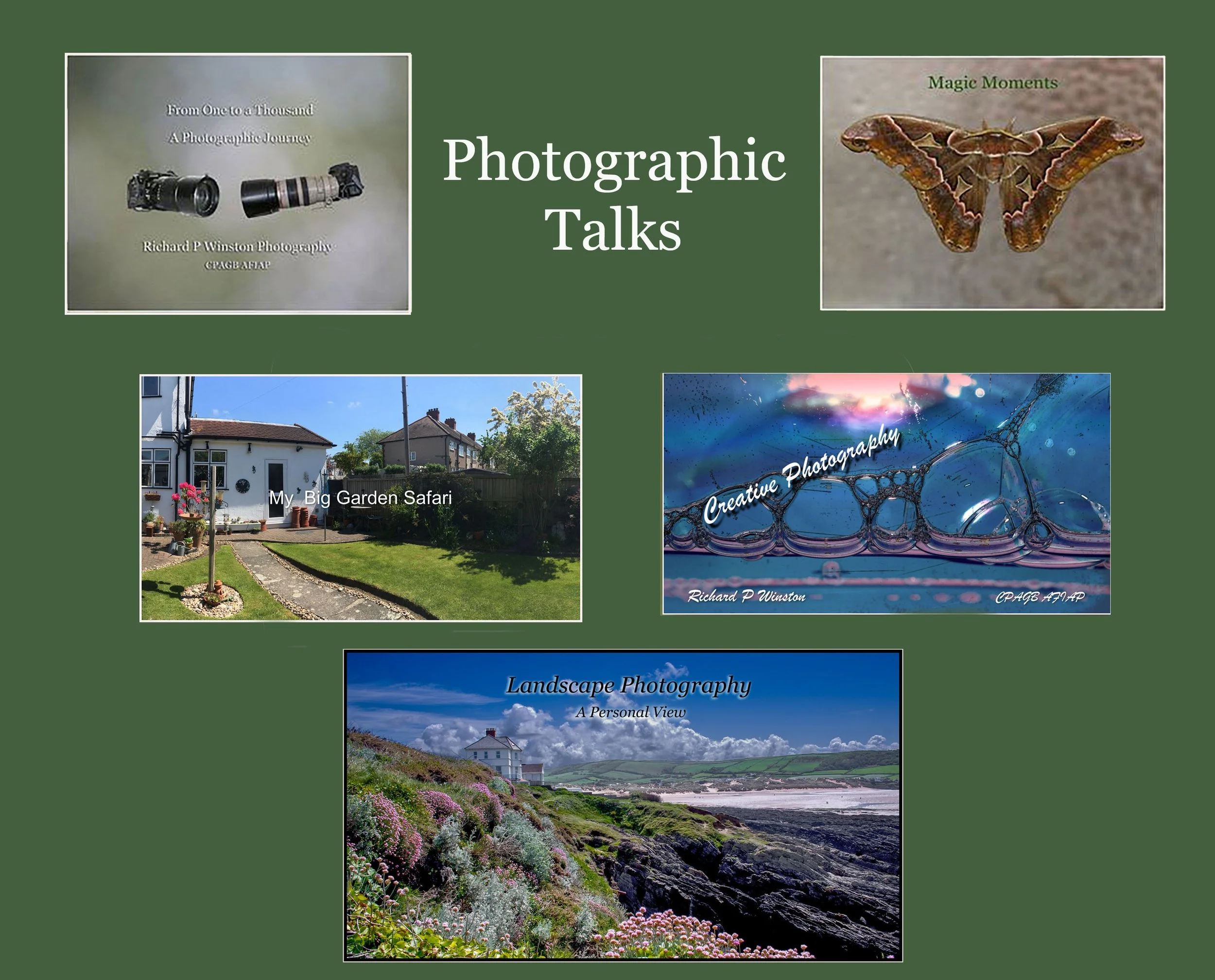 Photographic Talks — Richard P Winston Photography