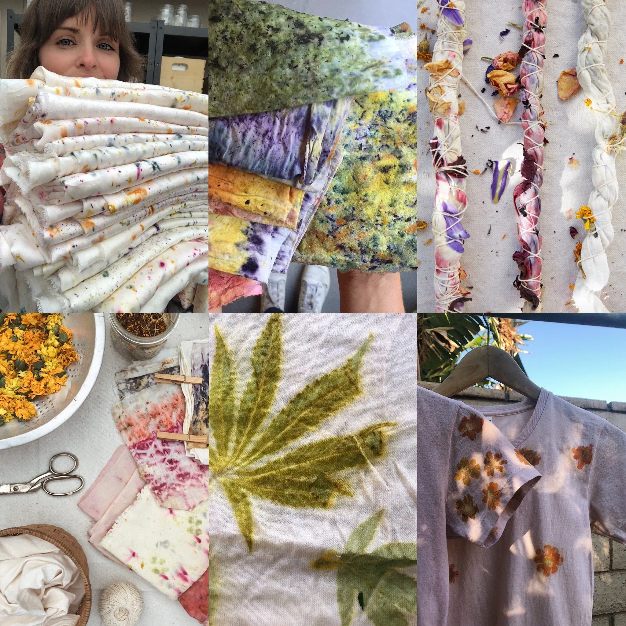 Bundle Dyeing + EcoPrinting Workshop — the dogwood dyer