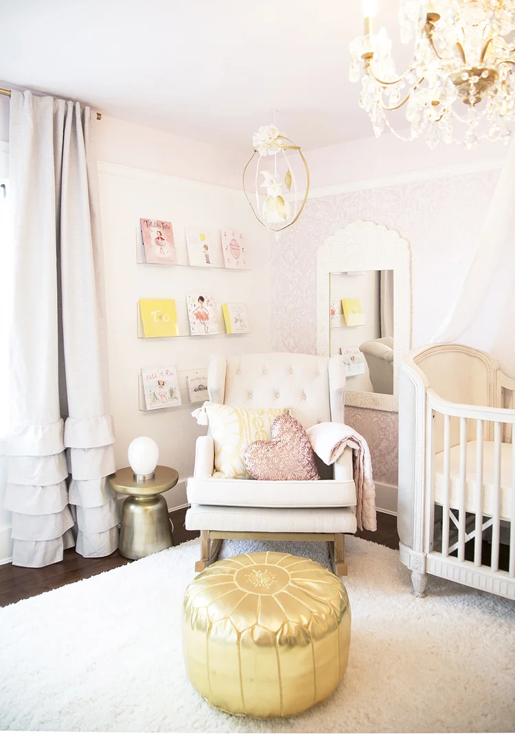 A BABY GIRL'S PINK & DREAMY NURSERY — WINTER DAISY | Melissa Barling ...