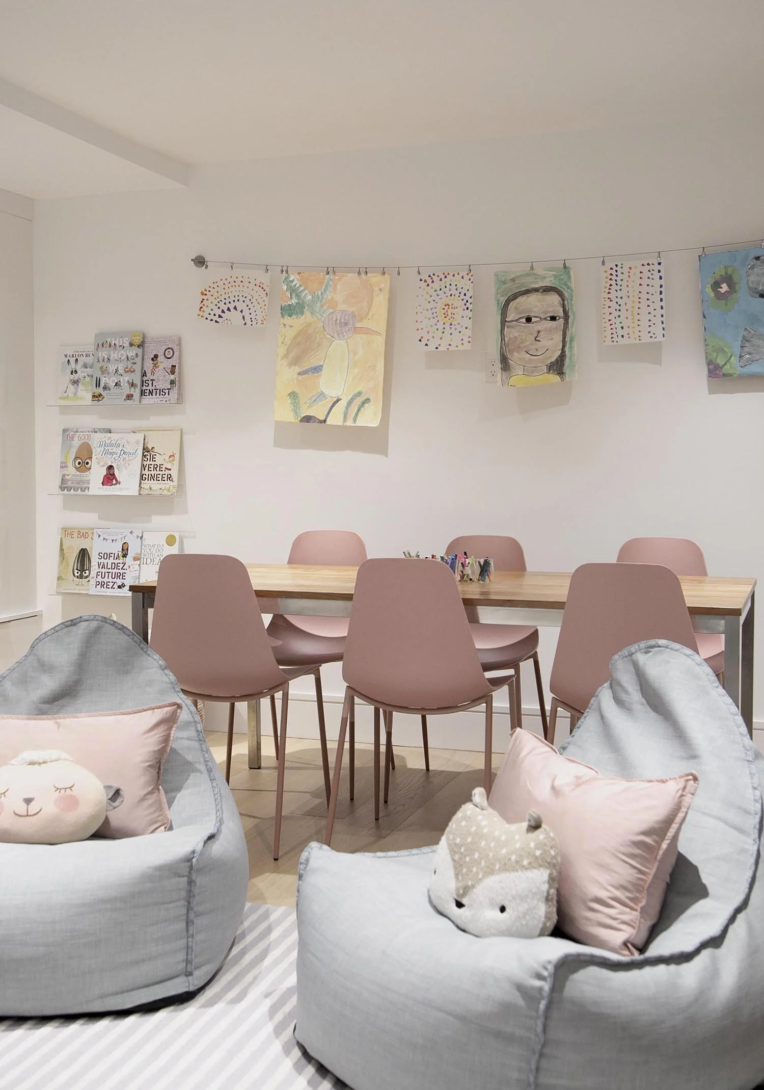 SOPHIE + MINJI'S PASTEL MODERN BASEMENT PLAYROOM — WINTER DAISY ...