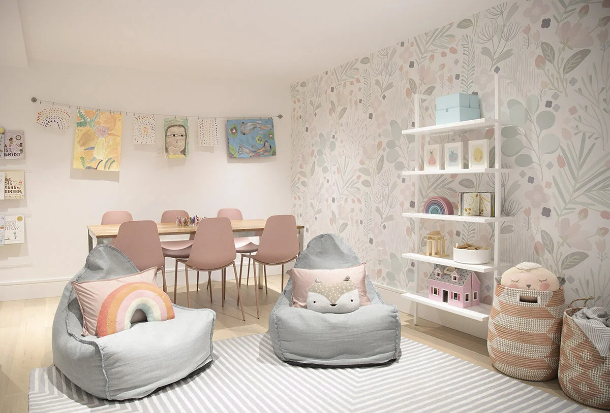 SOPHIE + MINJI'S PASTEL MODERN BASEMENT PLAYROOM — WINTER DAISY ...