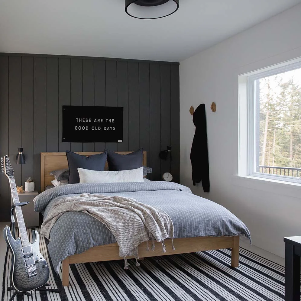 Black And Grey Teen Room