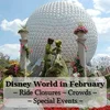 Disney World in February: Crowds, closures, and special events