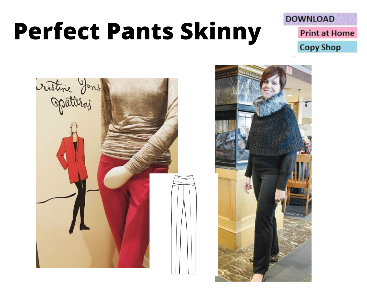 HYBRID - Perfect Pants Skinny — Christine Jonson Sewing Patterns