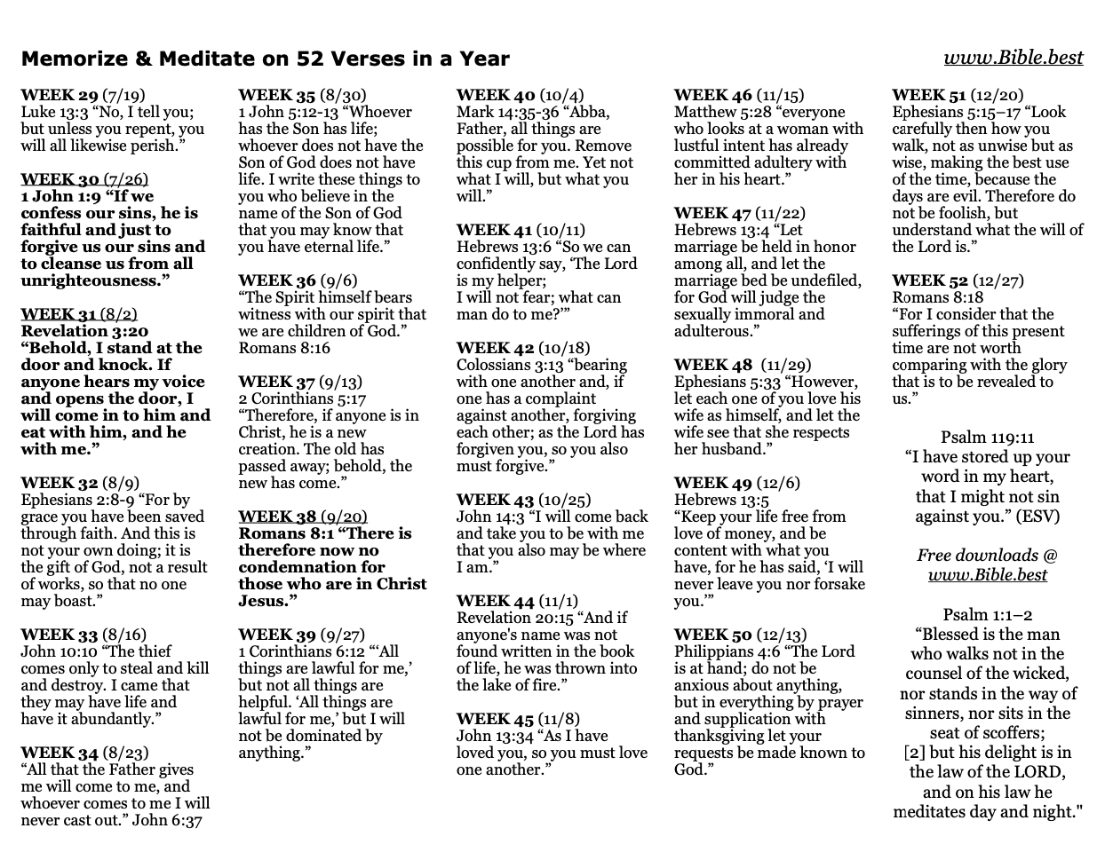 FREE Bible Reading Plans — South Fork Church