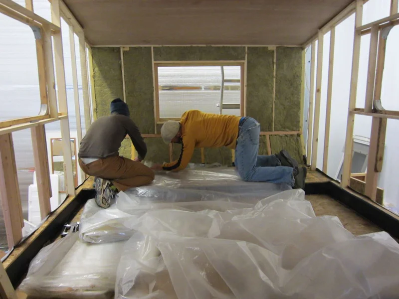 Insulating The Bedroom Walls — Live Small | Ride Free - Sustainable ...