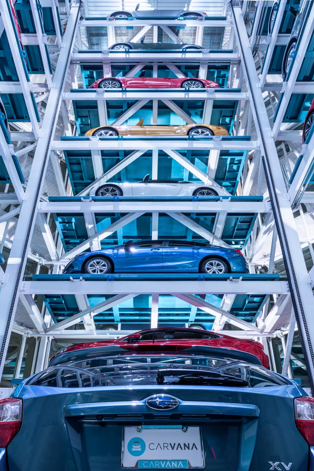 Carvana, 8-Story Car Vending Machine, Washington, DC. — harlan erskine