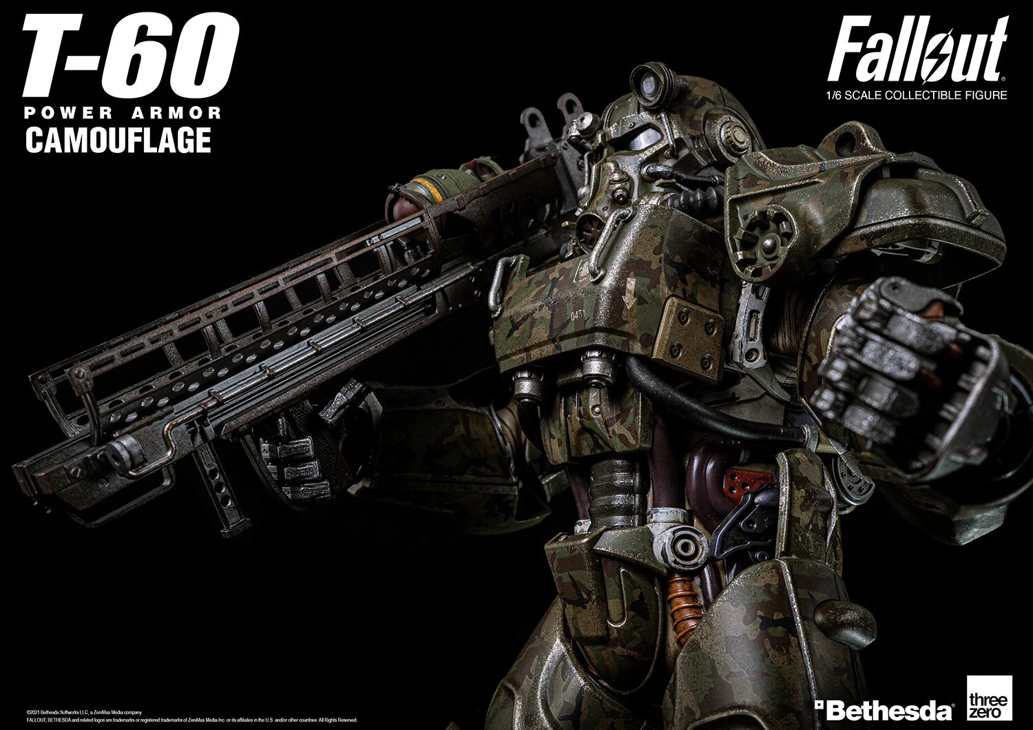 「1/6 T-60 迷彩・パワーアーマー」にヌカランチャーとミニ・ニュークの付属が決定！ — THREEZERO BLOG JP